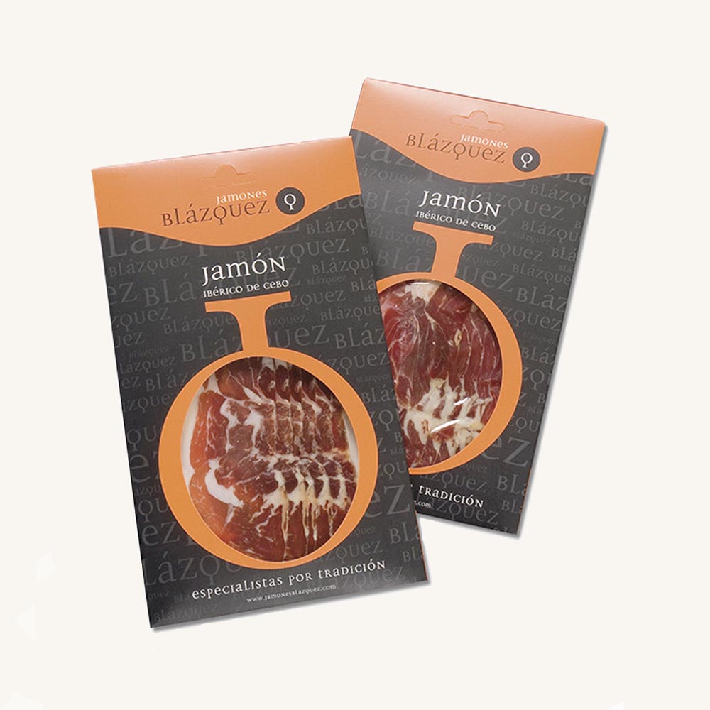 Ibérico 50% de cebo ham (Jamón) Green label - from Guijuelo, Salamanca ...